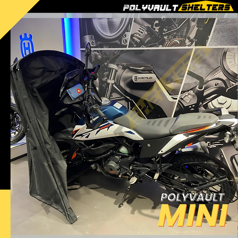 Polyvault Mini for bikes under 650cc – Polyvault Auto