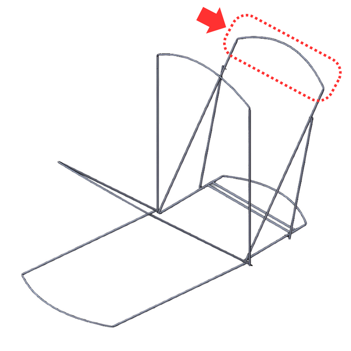 Spare: Polyvault MINI Bend frame – Polyvault Auto